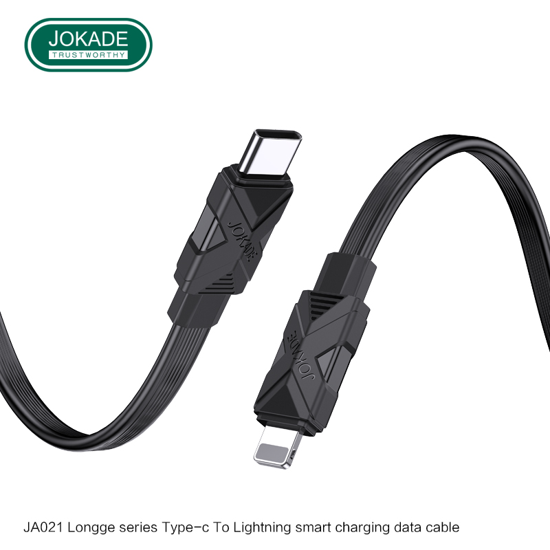 Кабелі USB :: JOKADE JA021 Type-C to Lightning 1 m White 3A PD20W