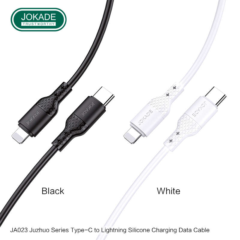 Кабелі USB :: JOKADE JA023 Type-C to Lightning 1 m Black 2,4А PD20W